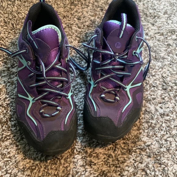 Merrell | Shoes | Merrell Womens Waterproof Shoes Purple And Light ...